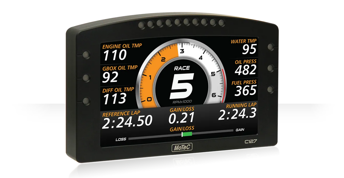 MoTeC C127 7 inch Colour Display Logger – Proloom Motorsport